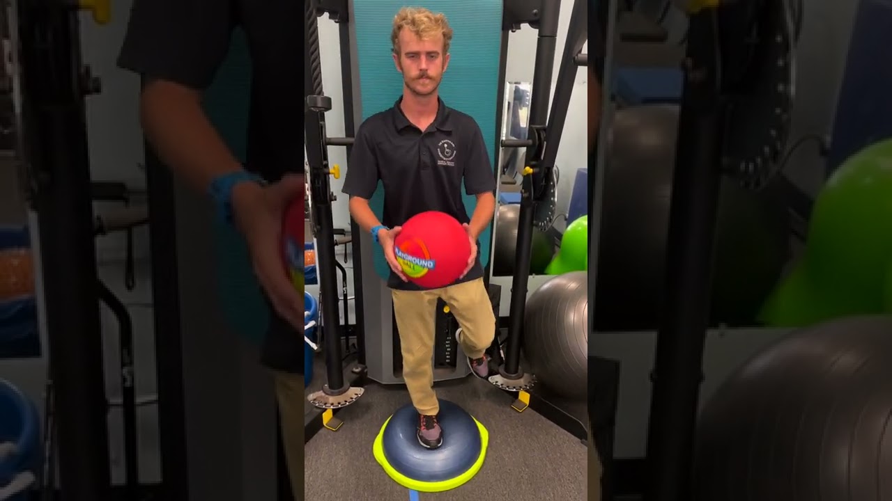 Dual Task Balance Training - YouTube