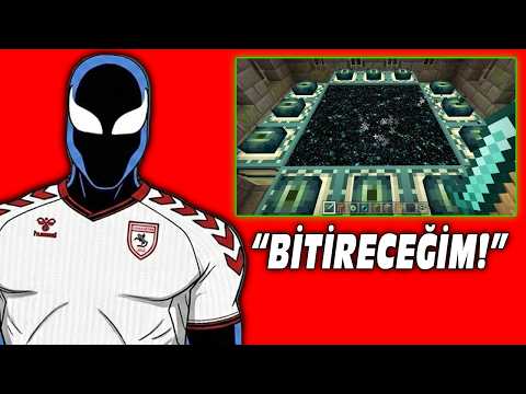 Juadis, MİNECRAFT'I ÖLMEDEN BİTİRMEYE ÇALIŞIYOR.