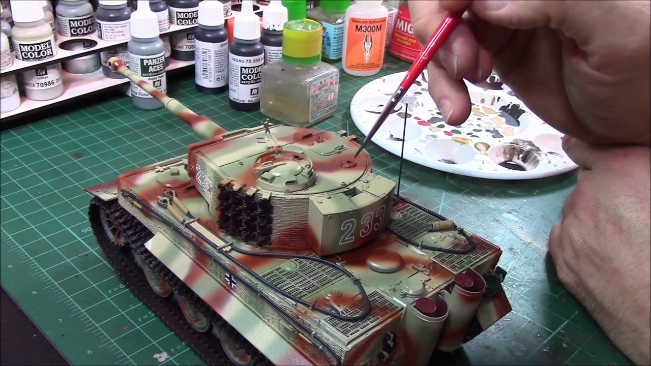 HOW TO PAINT AND WEATHER WW2 GERMAN TANKS PART 4 - YouTube