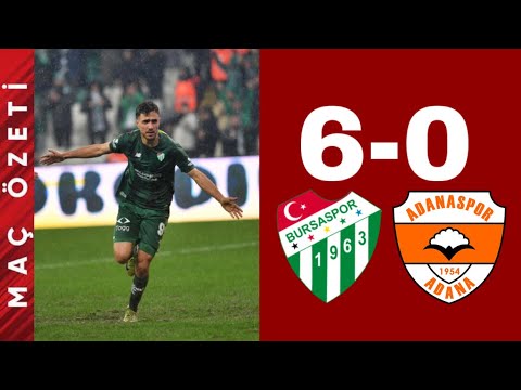 BURSASPOR v ADANASPOR MAÇ ÖZETİ #bursaspor #adanaspor @bursaspor 