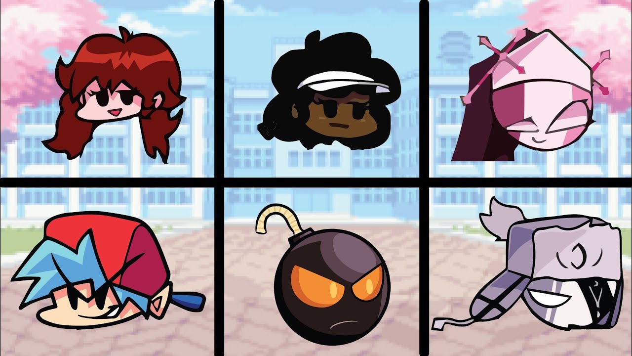 FNF Lover ( Annie ) But Different Characters Sing It ( Everyone Sings ...