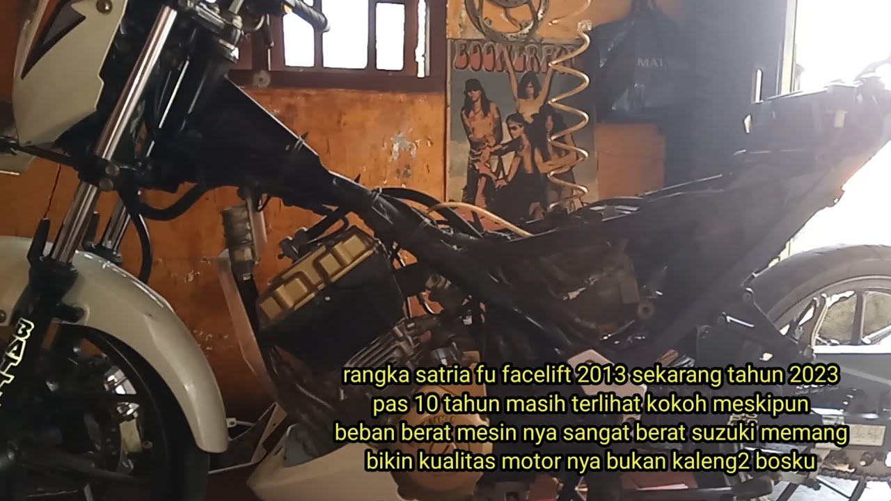 Rangka suzuki satria fu 150 facelift 2013 memang kuat aman terkendali ...