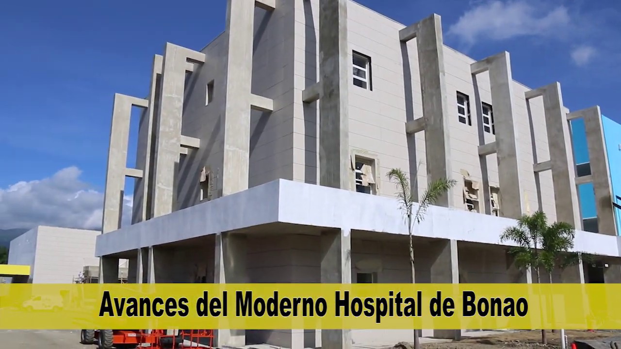 Avances de la construcción moderno hospital de Bonao - YouTube