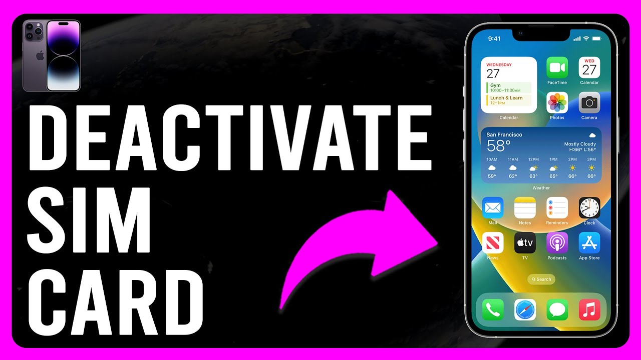 How To Deactivate A Sim Card In iPhone (How To Disable/Turn Off Sim ...