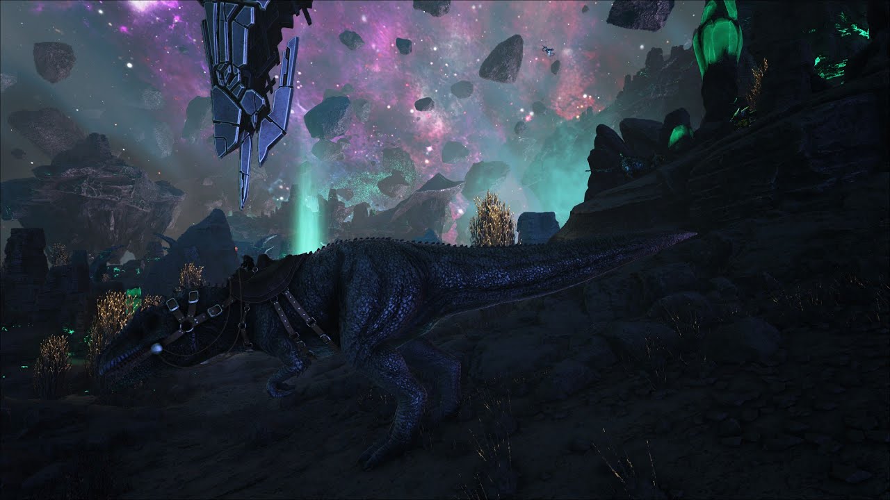 Dodging Meteors in the Lunar Biome | Ark: Survival Evolved Solo Ep.135 ...