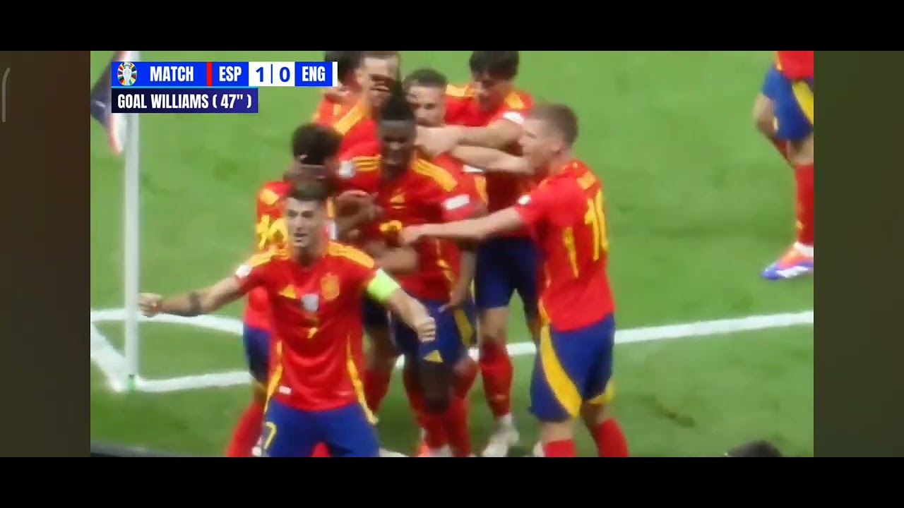 England 🆚 Spain euro final all goals full match highlight 2-1 - YouTube