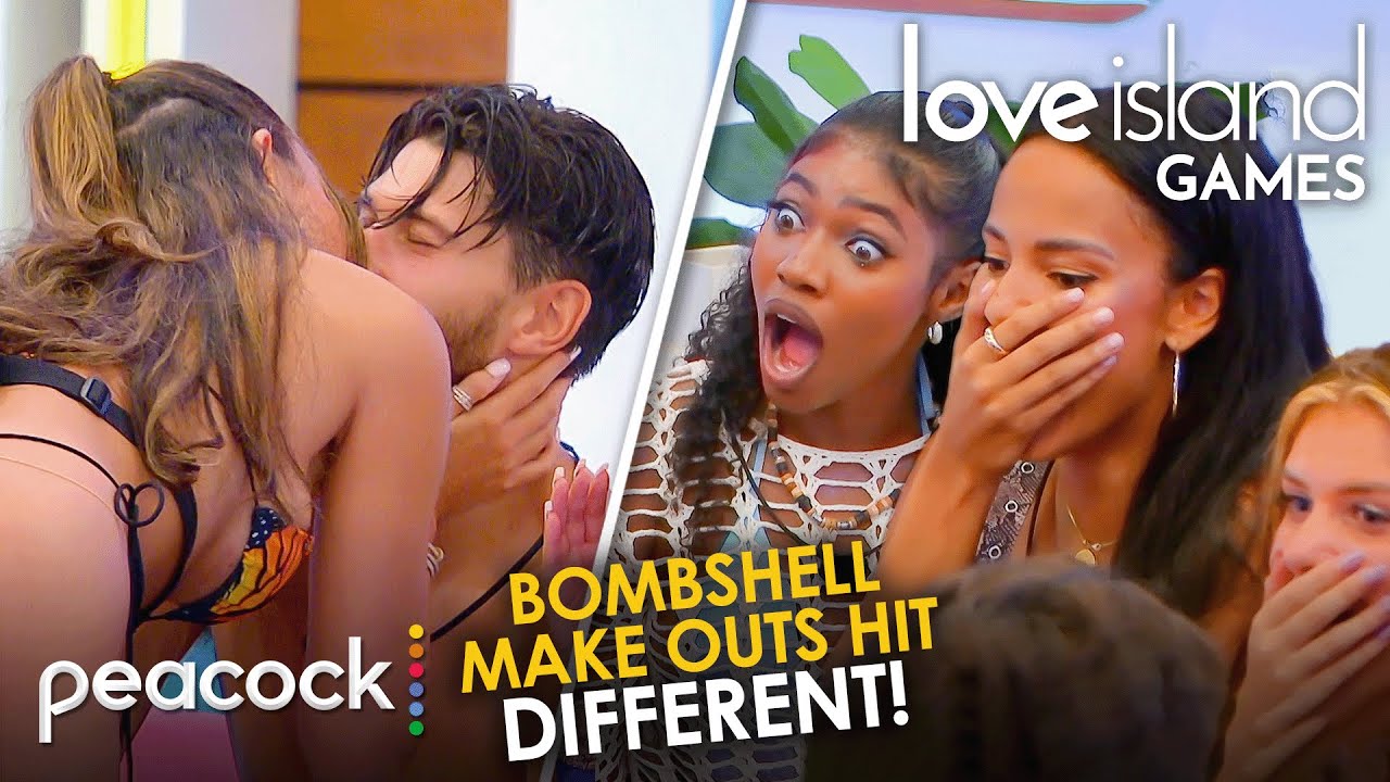 Three New Bombshells Quickly Lock Lips and Stir Drama | Love Island Games on Peacock - YouTube