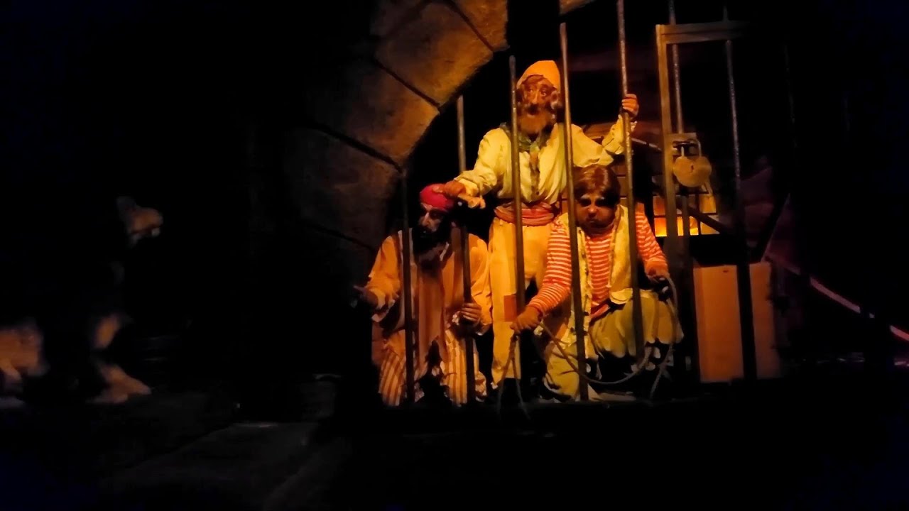 Pirates Of The Caribbean Jail Scene - Walt Disney World - YouTube