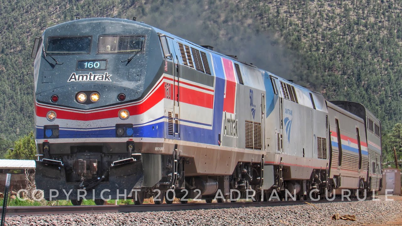 The Westbound Chase of the Pepsi Can AKA AMTK 160 - YouTube