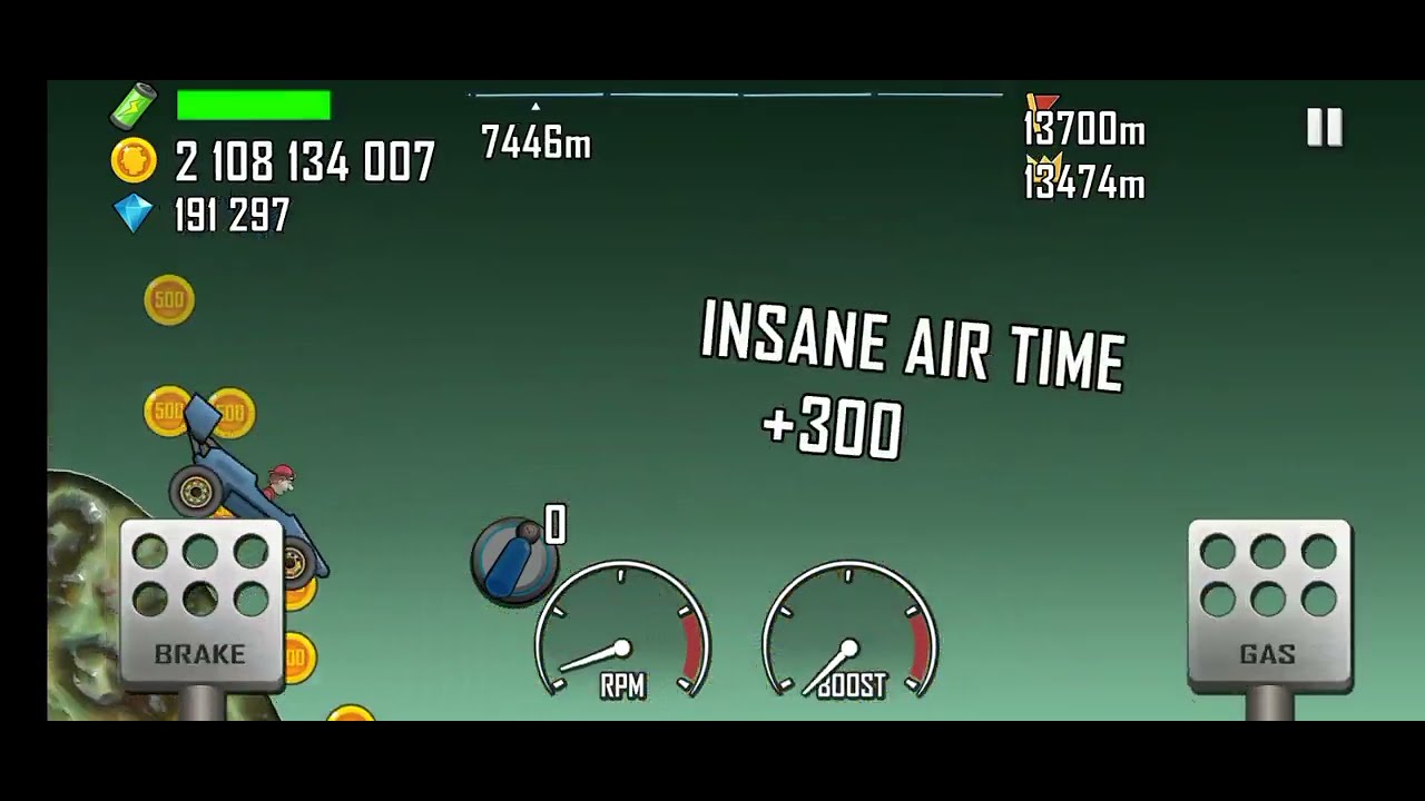 Hill Climb Racing: Garage Race Car - Alien Planet 15032m (New World ...