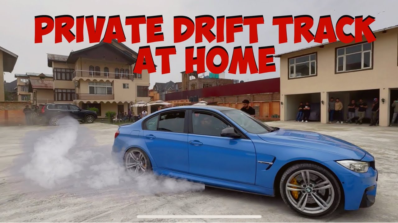 First Private Drift track in kashmir | Drift BMW M3 - YouTube