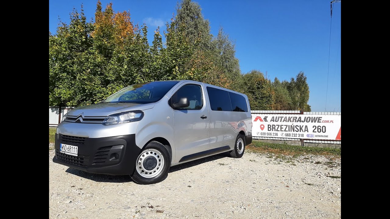 CITROEN JUMPY SPACE TOURER 1.6HDI 2018 Auta Krajowe WND68111 - YouTube