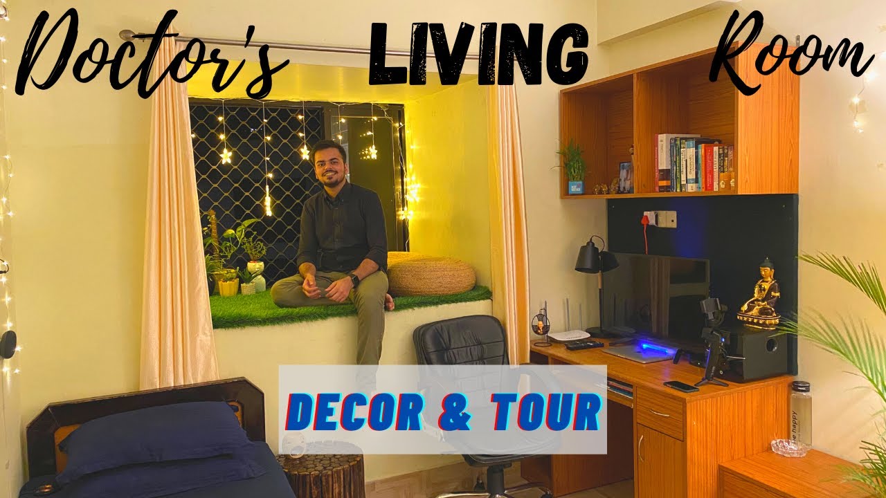 🔴🥼Doctor's Living Room- Room tour with Decor & designing details ...