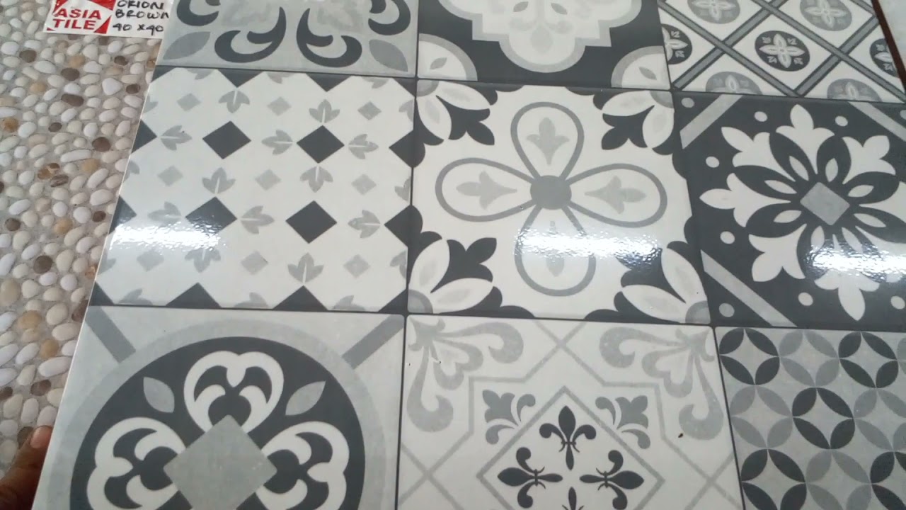ASIA TILE ||| ARTEMIS GREY 40×40 - YouTube