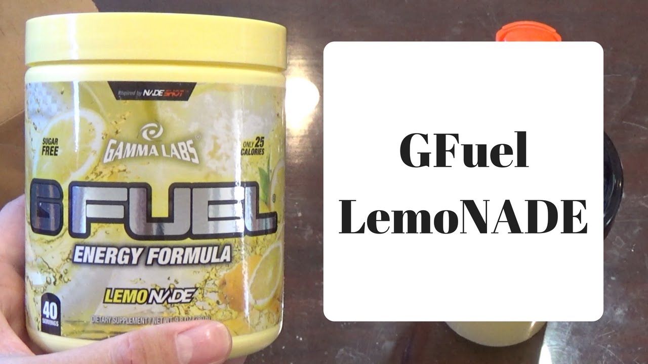 NEW GFuel LemoNade Unboxing (First Taste Test) - YouTube