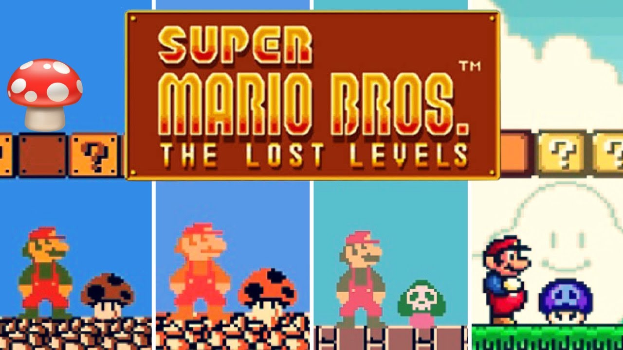 Super Mario Bros.: The Lost Levels 🍄 Versions/Ports Comparison|HDQ ...