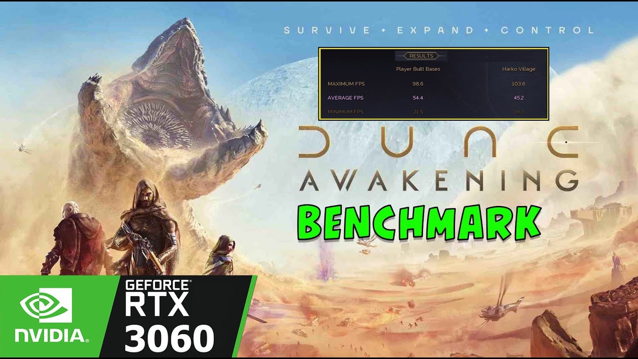 Dune: Awakening Benchmark Test on RTX 3060 (1080p) - YouTube