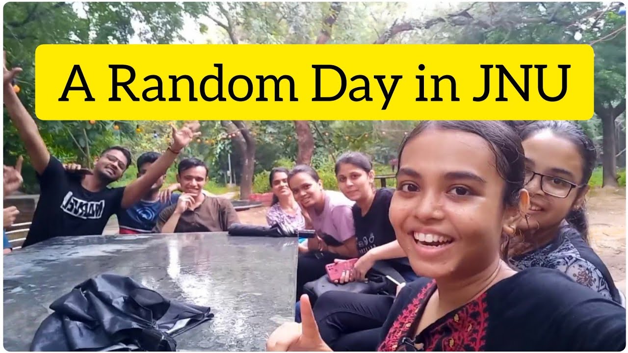 A Random Day in JNU|| JNU dhaba|| JNU Campus Life - YouTube