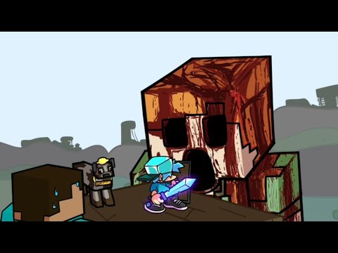 fnf mod herobrine reborn v2.5 (android) - YouTube