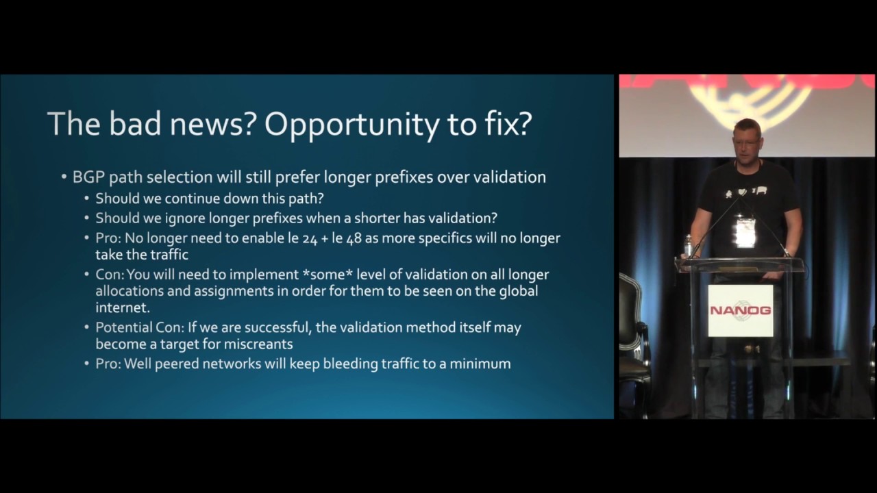 BGP best path selection modifications: Various validation systems, how ...