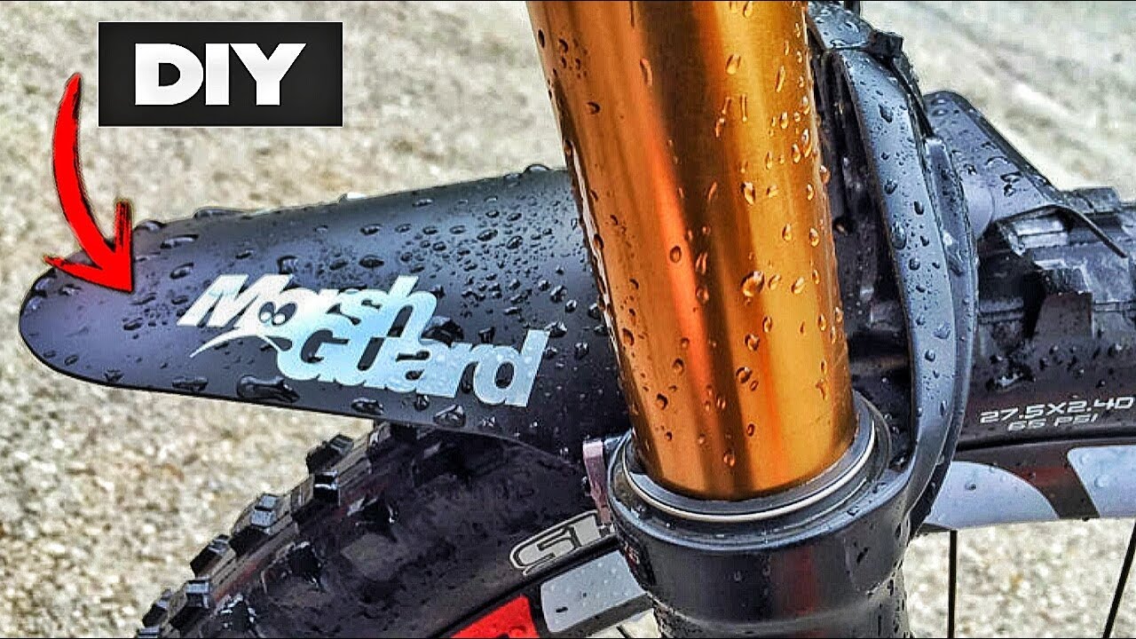 Tips #5 DIY COMO HACER UN GUARDABARRO MARSH GUARD MTB / how to make a ...