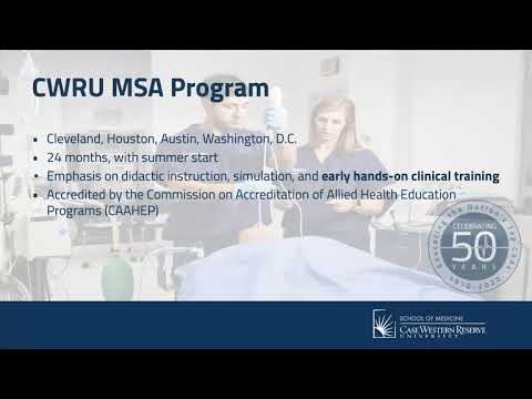 CWRU Master of Science in Anesthesia Program - Journey to a Certified ...