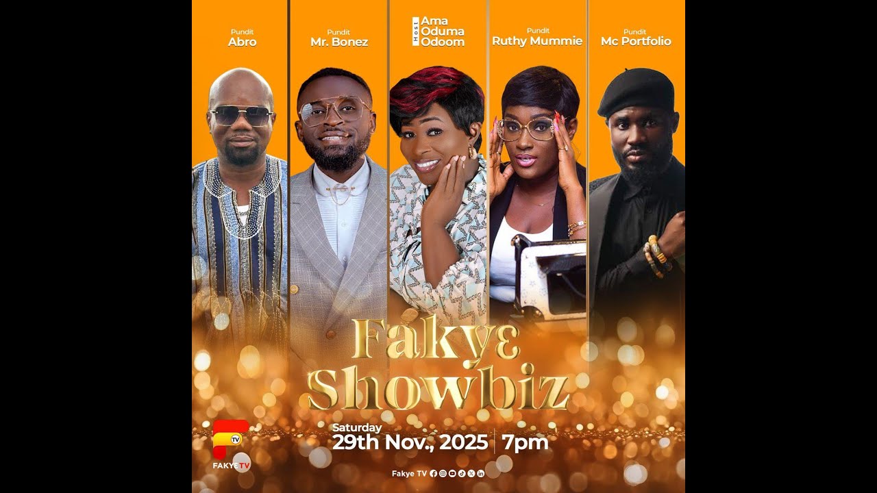 LIVE: FAKYE SHOWBIZ WITH AMA ODUMA ODOOM, RUTHY, ABRO, MC PORTFOLIO AND ...