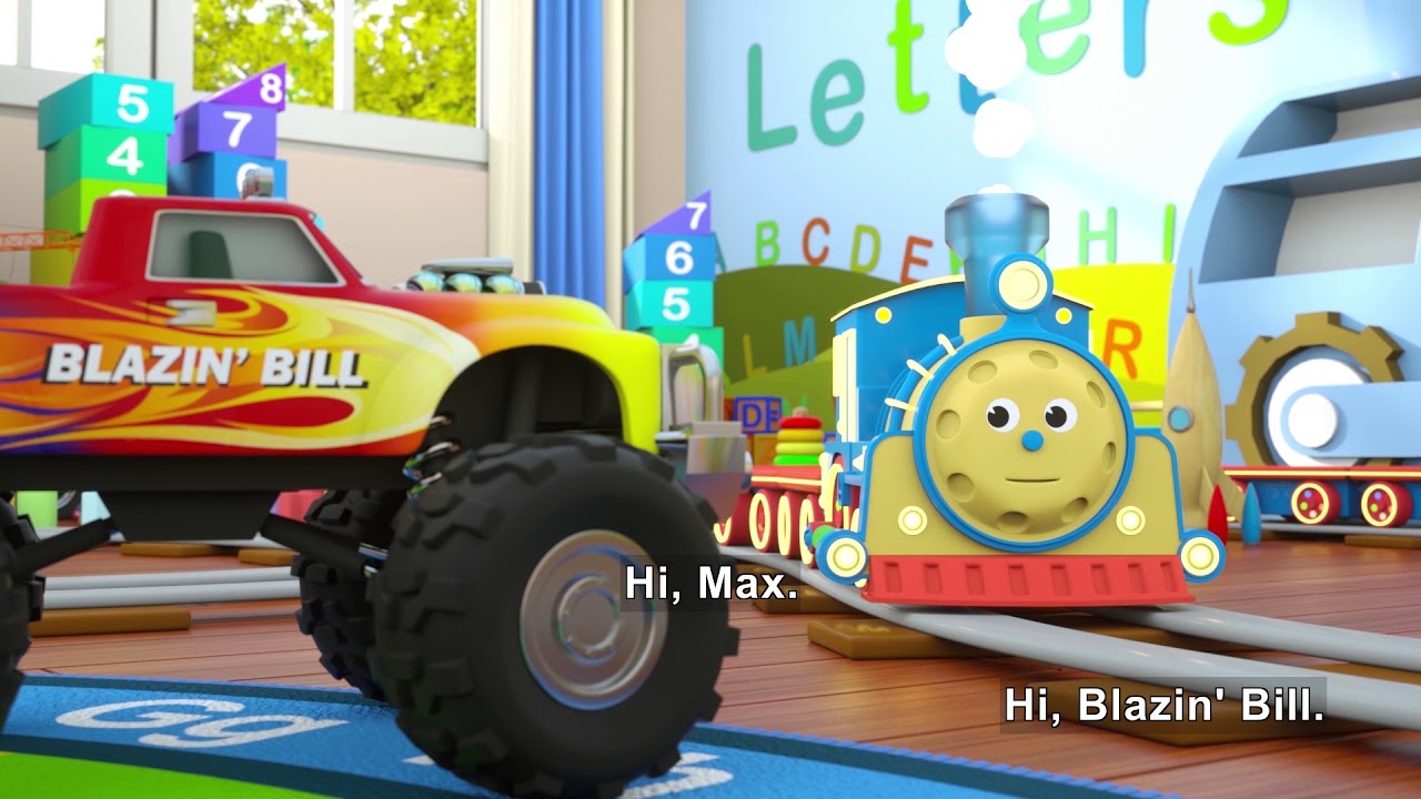 Learn Numbers With Max the Train & Bill the Monster Truck (Accessible ...