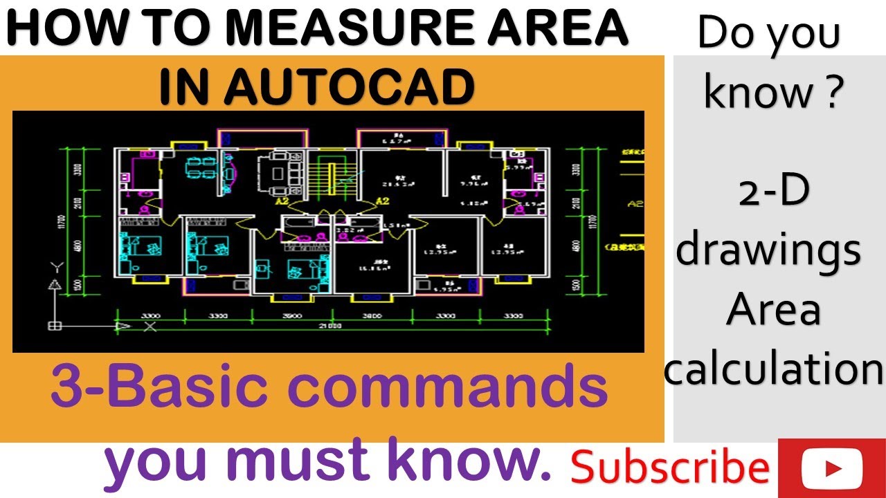 How To Measure Area In AutoCAD AutoCAD Tutorial Autodesk 3 Easy Steps How To Measure Area In AutoCAD AutoCAD Tutorial Autodesk 3 Easy Steps