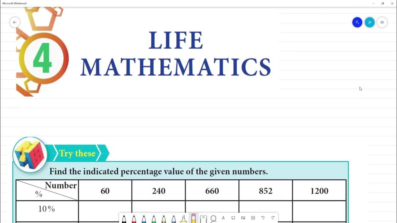 Class 8 TN Maths 4. LIFE MATHEMATICS Try these Pg No 122 Find the indicated percentage value ...