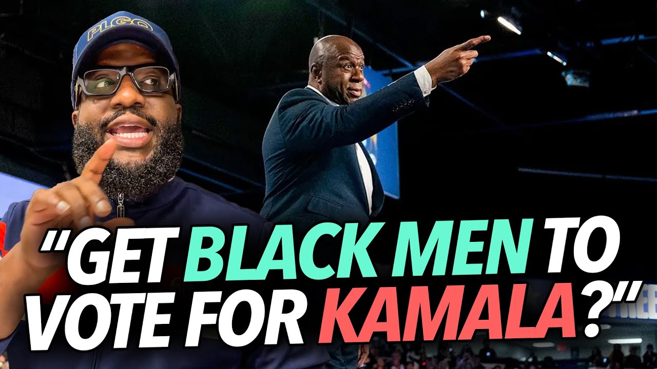 "Get Black Men To Vote For Kamala Harris," Magic Johnson Simps Out ...