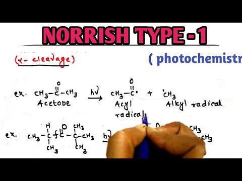 Norrish type one reaction hindi || photochemistry || 2020 - YouTube