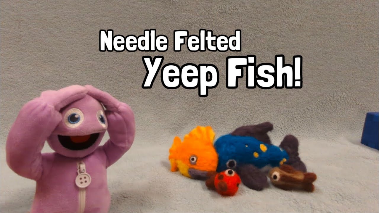 Needle Felted Fish Popup Submission! - YouTube