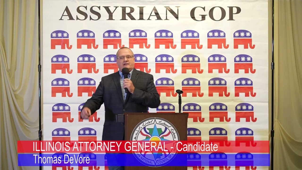 Thomas DeVore at the Assyrian GOP Candidate Forum May 2022 - YouTube