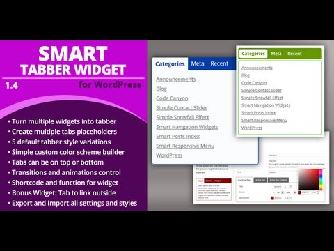 Smart Tabber Widget - YouTube