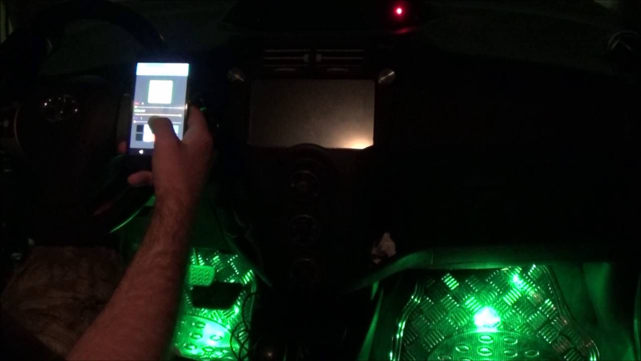 Arduino Bluetooth Controlled RGB interior car lights (by Android app ...