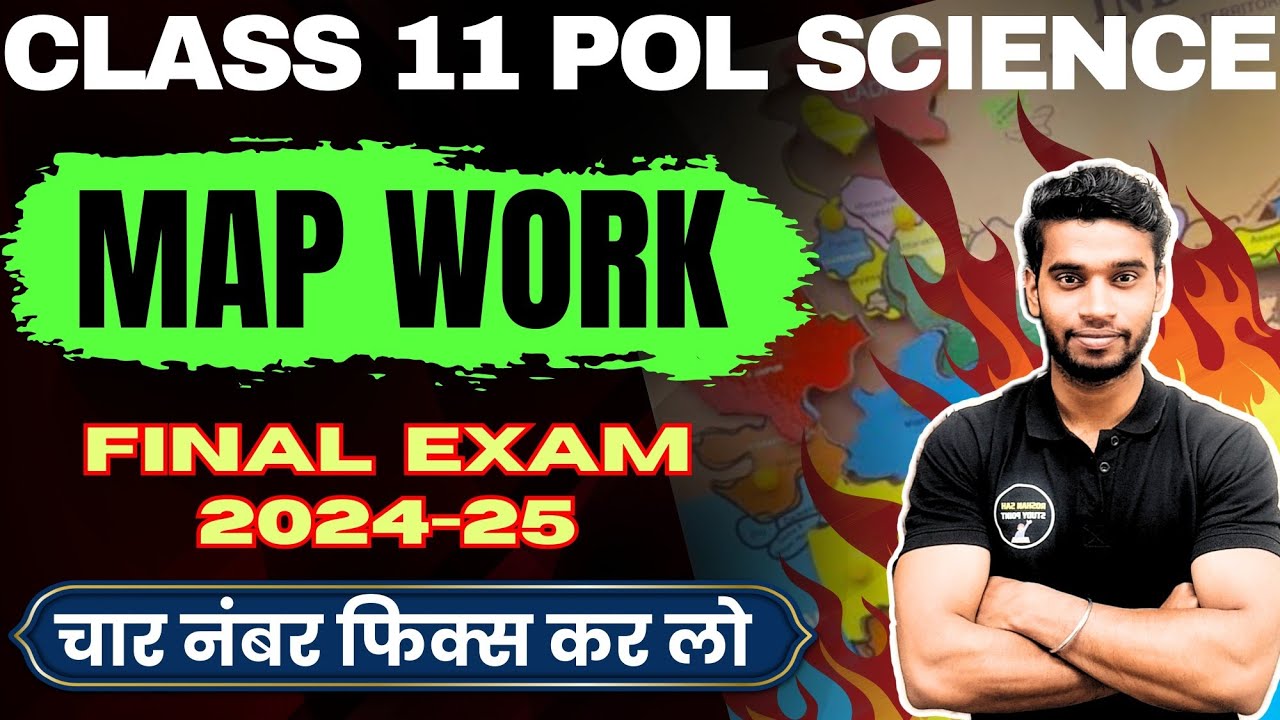 Map Work Of Political Science Class 11 || Imp Map Of Pol Science Class ...