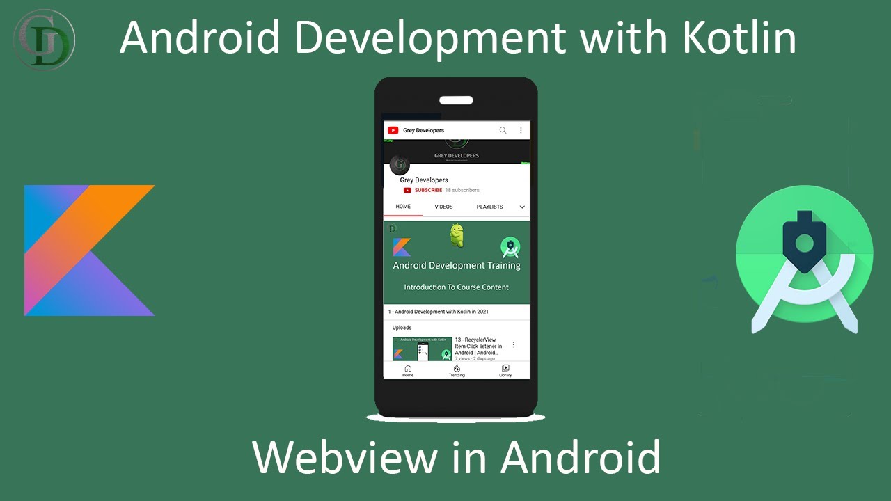 14 Webview In Android Android Development Training In Kotlin Youtube