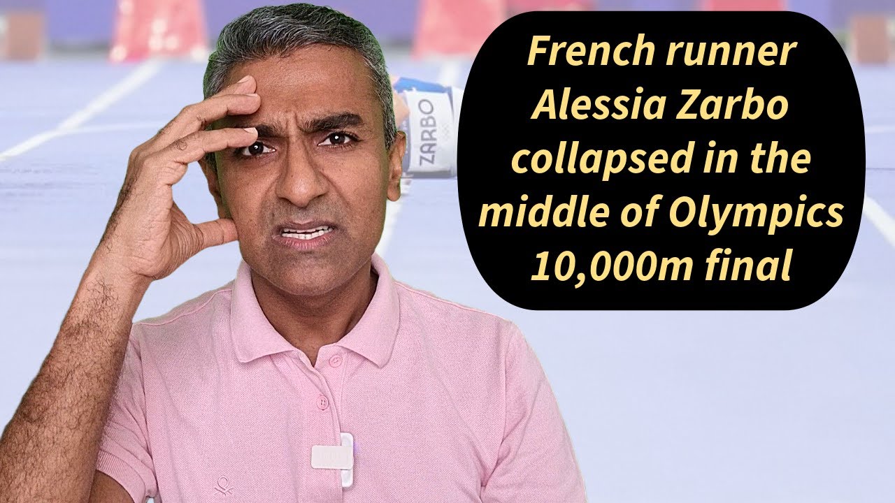 French Runner Alessia Zarbo collapsed in the middle of Olympics 10,000m ...