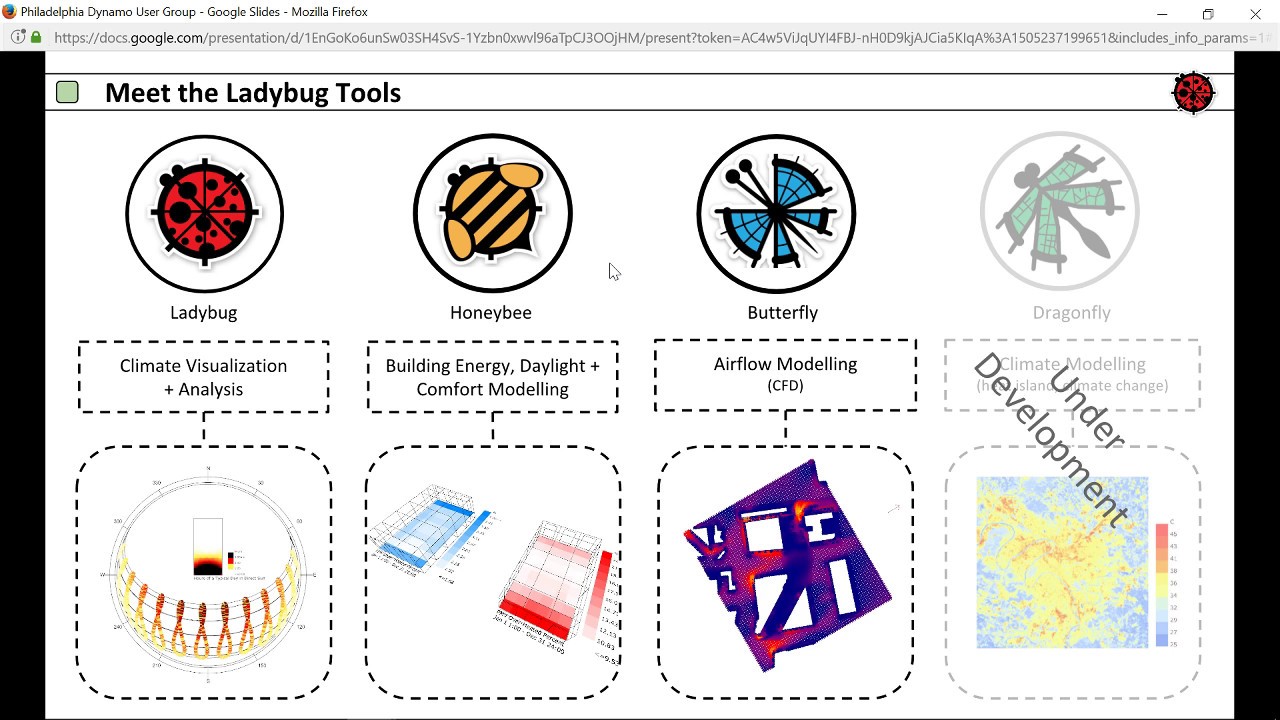 Philadelphia Dynamo User Group - Sept 12 - Ladybug Tools - YouTube