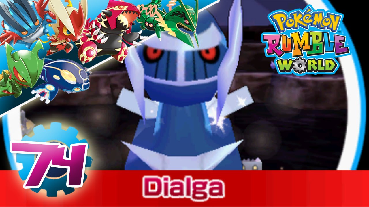 POKÉMON RUMBLE WORLD Épisode #74 CAPTURE DE DIALGA ET PALKIA LEGENDAIRE ...