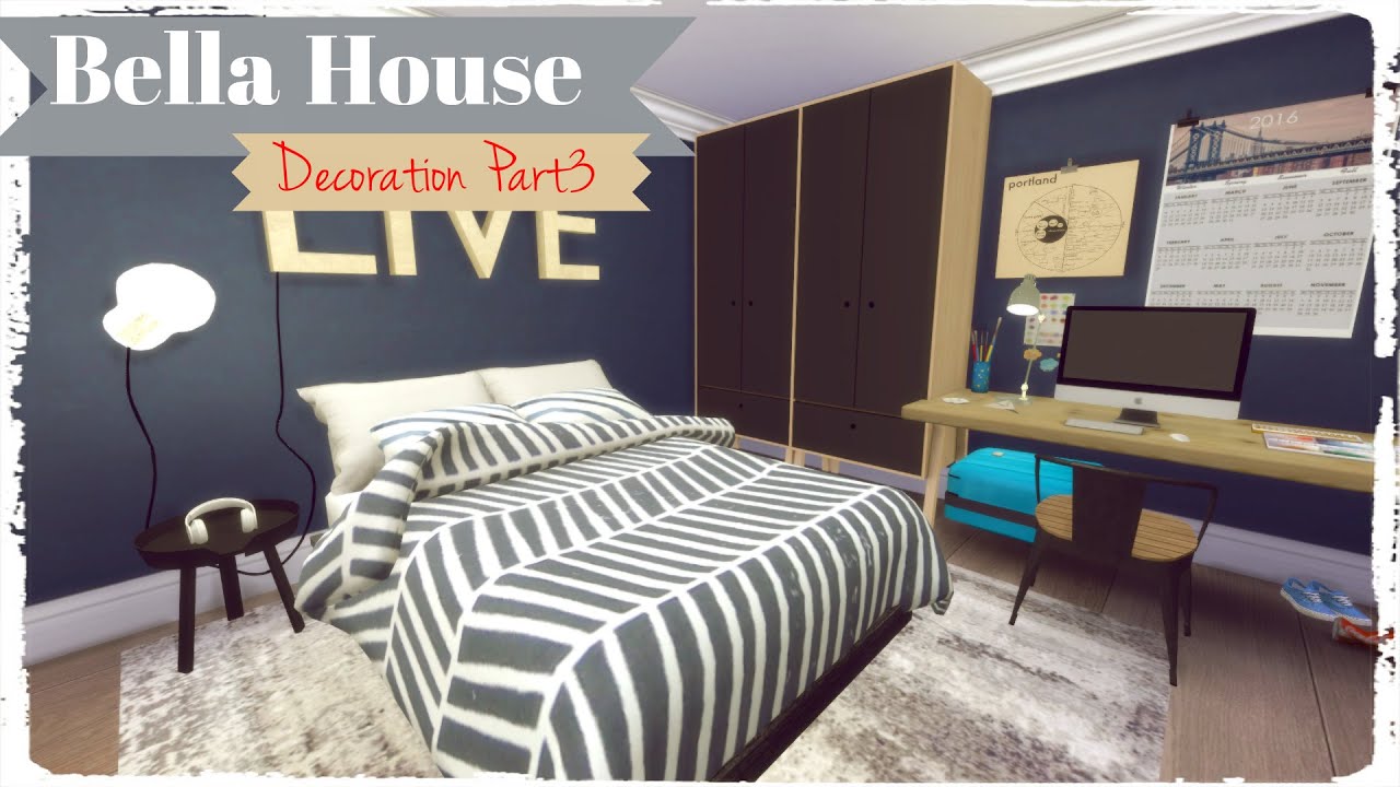 Sims 4 - Bella House Part3 (Modern House) - YouTube