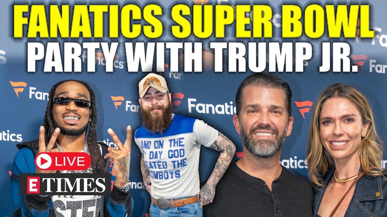 LIVE: Donald Trump Jr. Parties With Girlfriend Ahead Of Chiefs vs ...