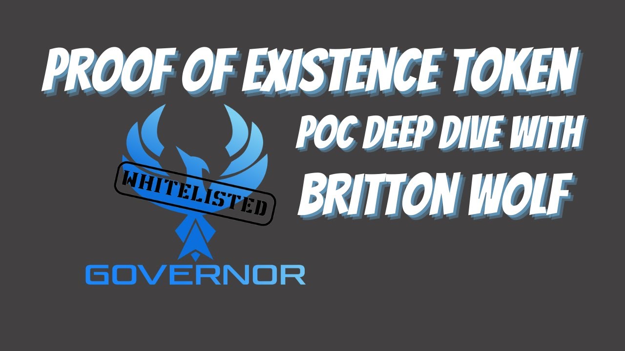 Proof Of Existence Token PoC Deep Dive With Britton Wolf - YouTube