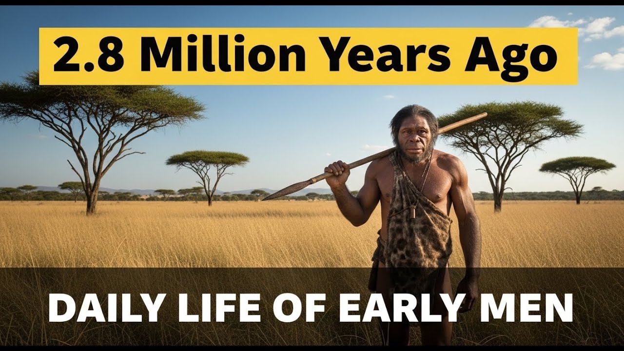 Daily Life of Early Men | Survival 2.8 Million Years Ago (Stone Age ...
