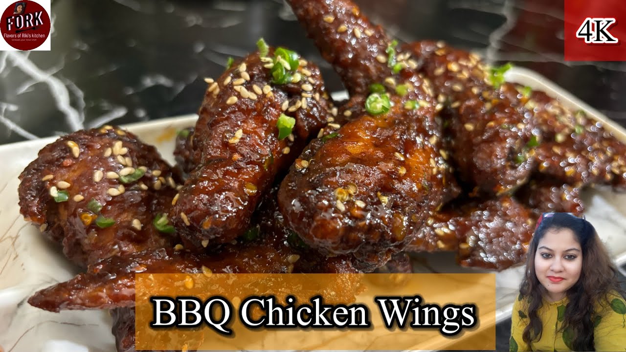Spicy BBQ Chicken Wings Recipe | The Best BBQ Chicken Wings | Party ...