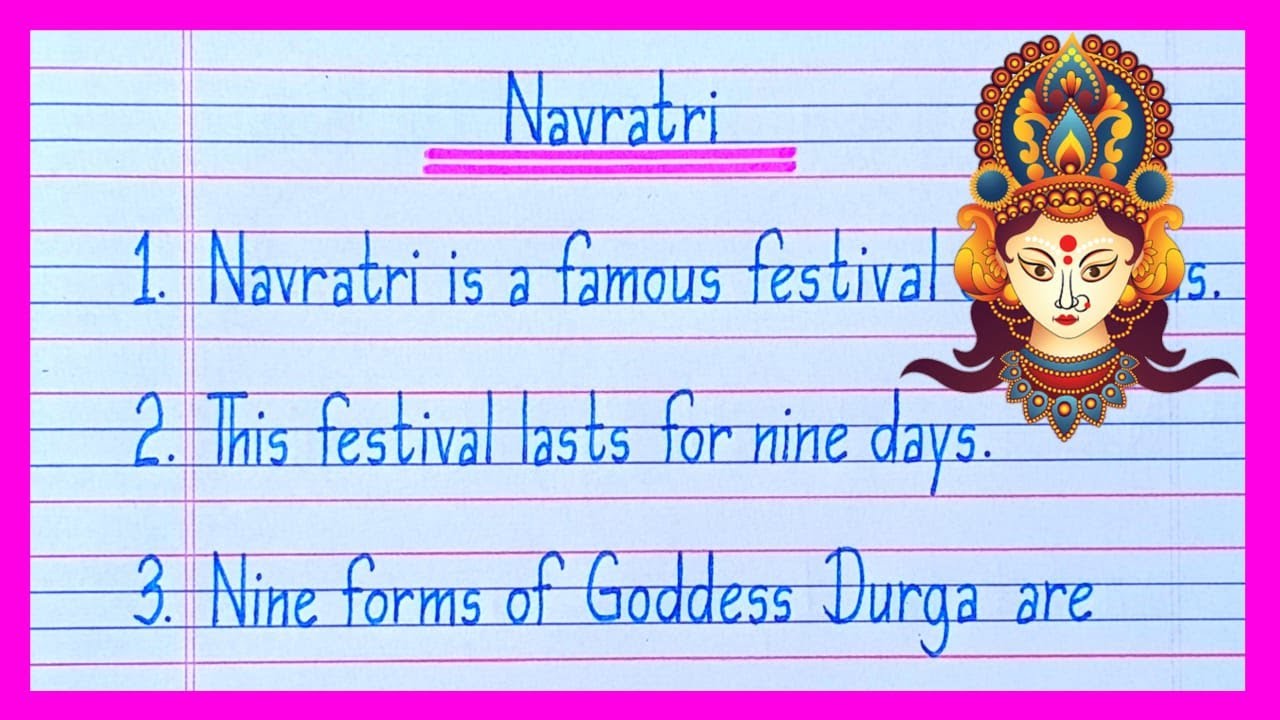 10 Lines On Navratri in English/Essay On Navratri in English/Navratri ...