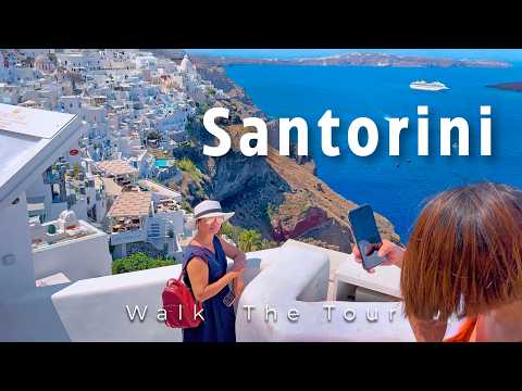 SANTORINI'nin En Nefes Kesici Uçurum Yürüyüşü 🇬🇷: Fira'dan Imerovigli'ye İnanılmaz Manzaralar! 🌊