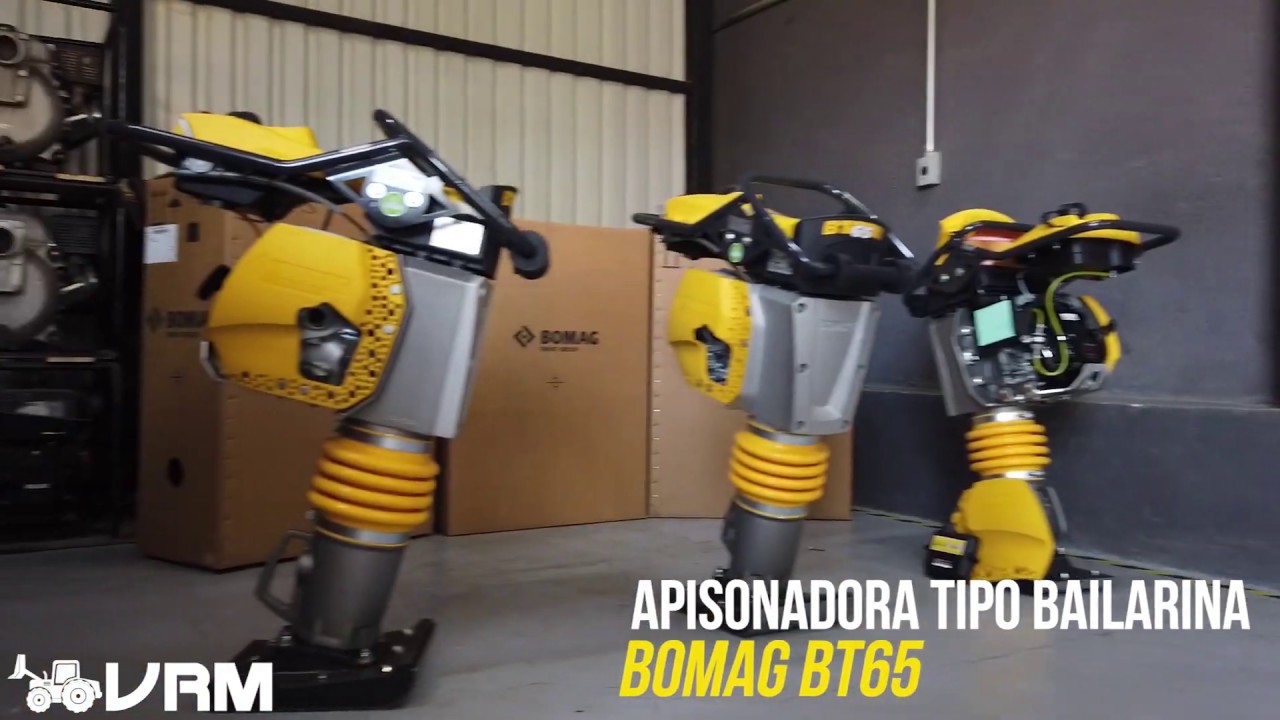 APISONADOR TIPO BAILARINA BOMAG BT65 - YouTube