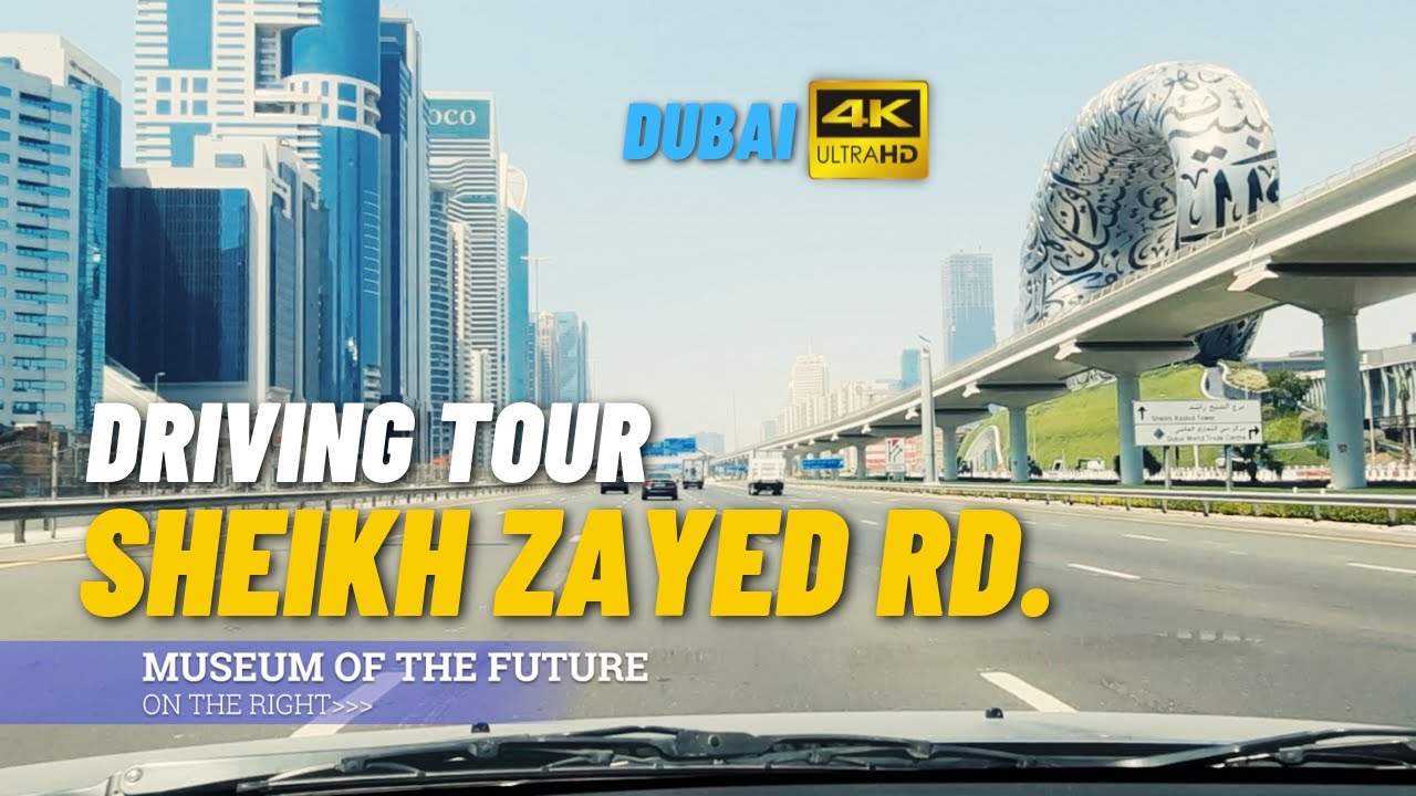 SHEIKH ZAYED ROAD DRIVING TOUR: Dubai UAE - YouTube